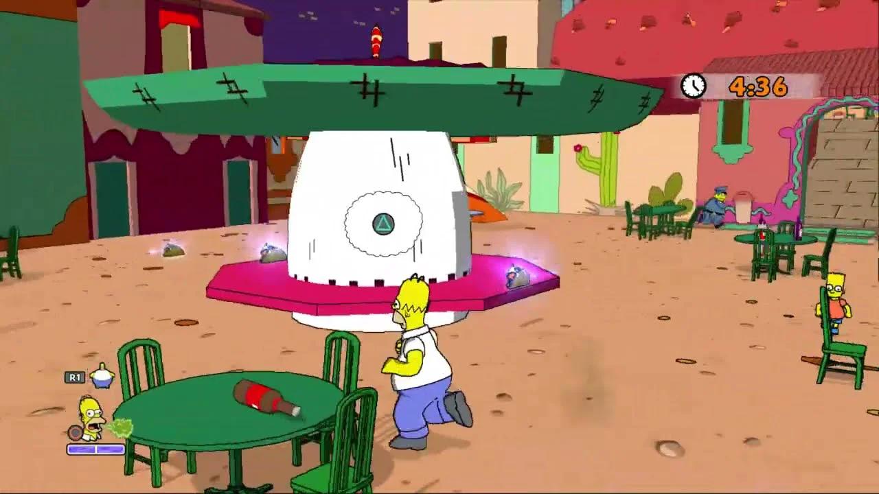 Around the World in 80 Bites & Lisa the Tree Hugger | The Simpsons Game ...