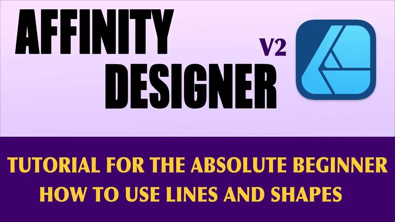 Affinity Designer Vector Tutorial For Beginners