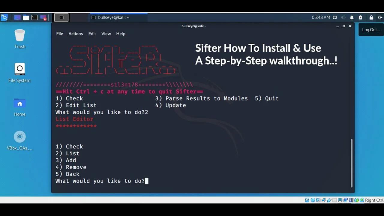How To Install And Use Sifter An Osint Recon And Vulnerability Scanner