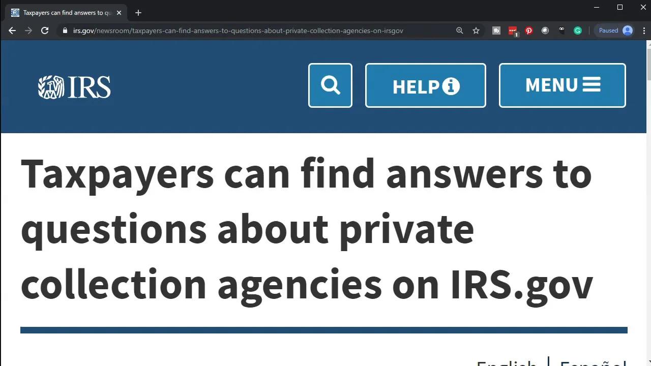 IRS News - Taxpayers can find answers to questions about private ...