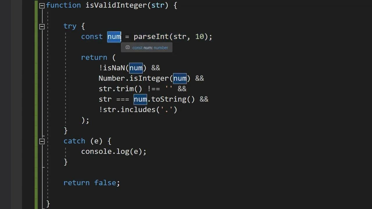 How To Check If A String Is An Integer In Javascript 