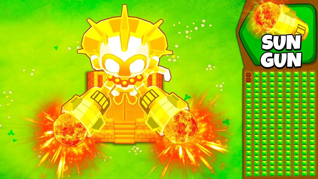 We made the Sun GUN Temple! (Modded BTD 6)
