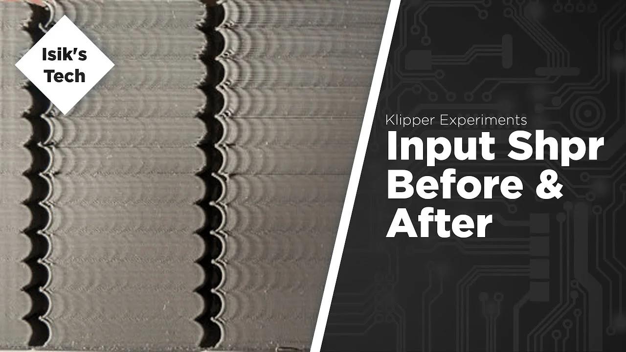 Klipper Input Shaper Before & After (ADXL345)