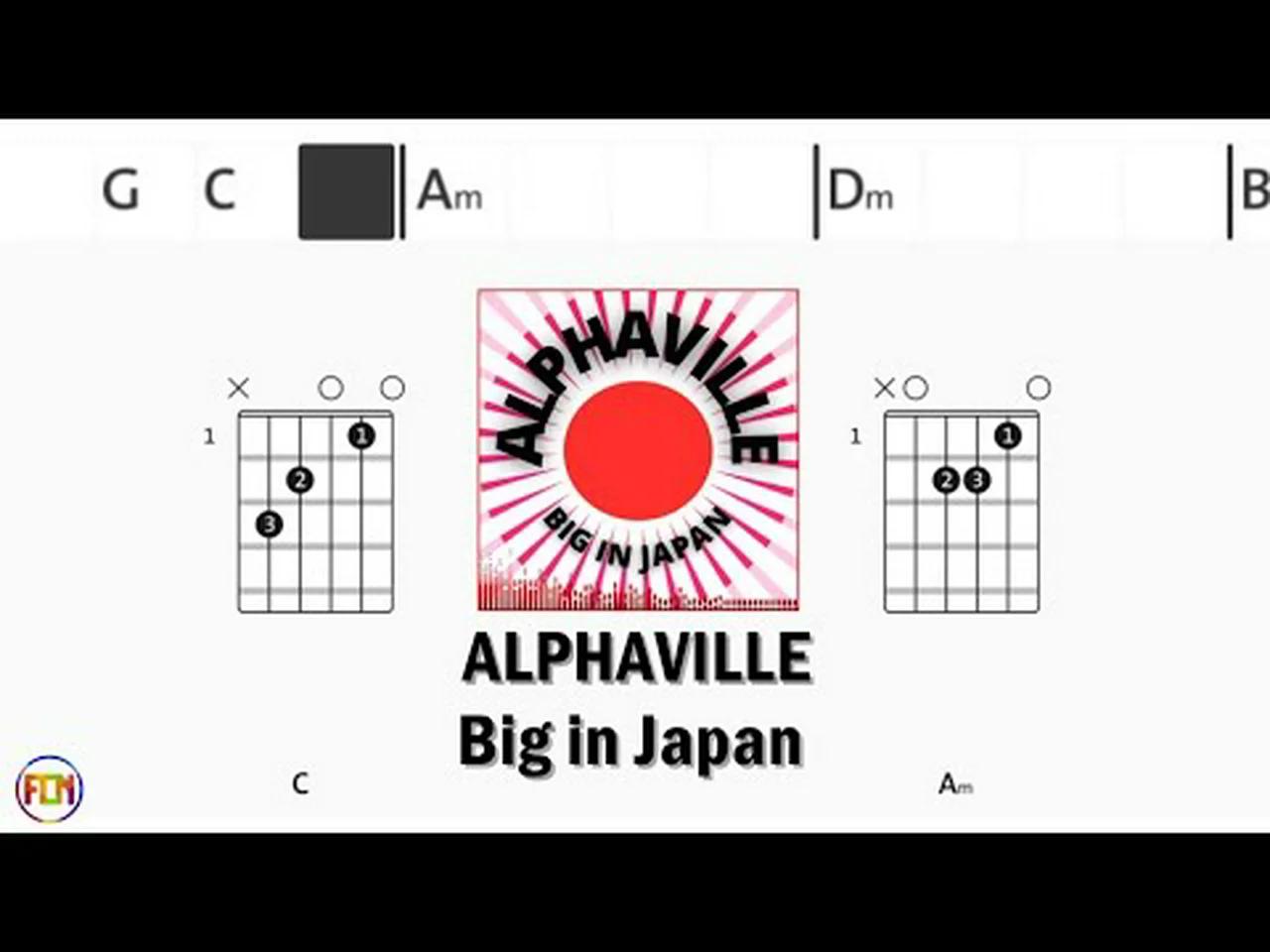 ALPHAVILLE Big in Japan FCN GUITAR CHORDS & LYRICS