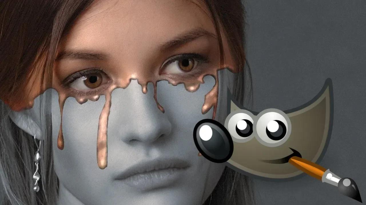 Gimp: peinture degoulinante, le tuto. Gimp: peinture degoulinante, le tuto.
