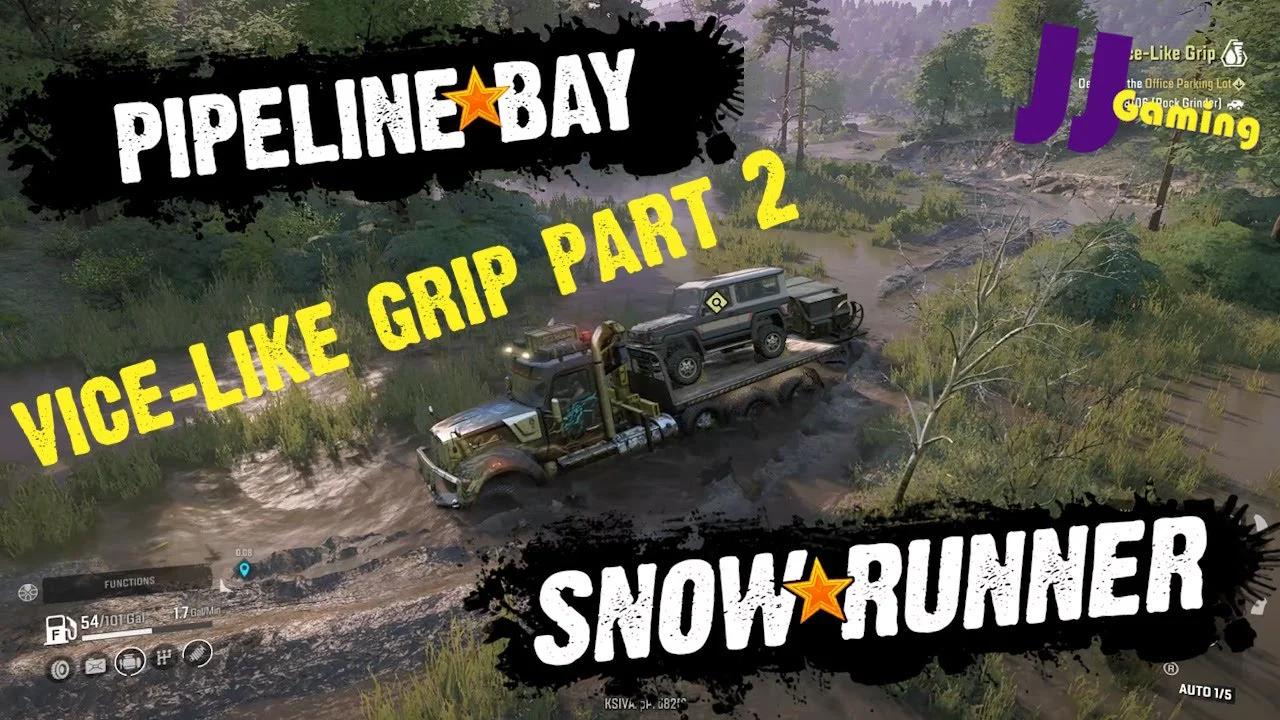 Snow Runner Pipeline bay North Carolina Vice Like Grip Part 2 Video 07