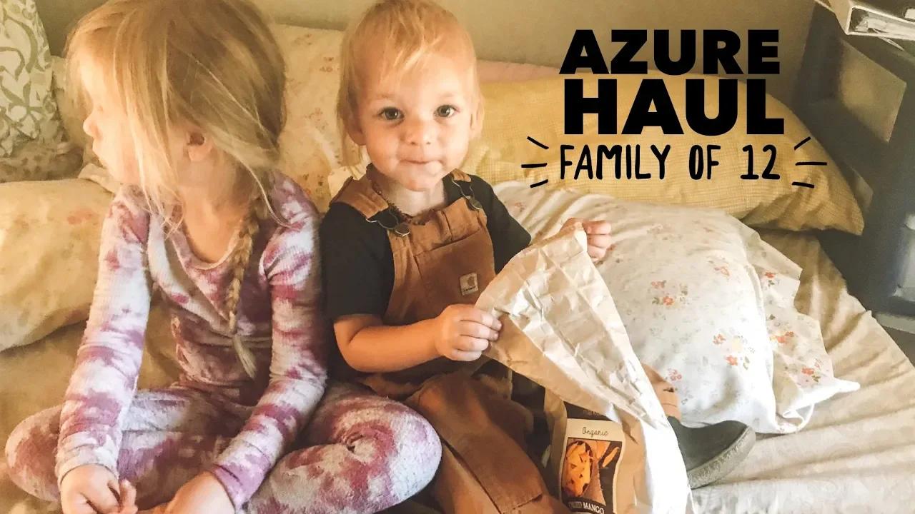 August Azure standard haul // family of 12