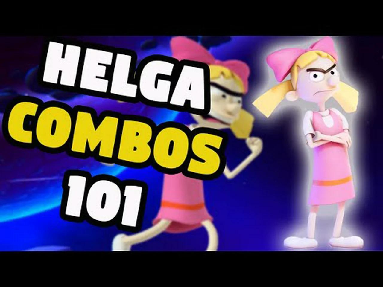Intro to Helga Combos | Nickelodeon All Star Brawl!
