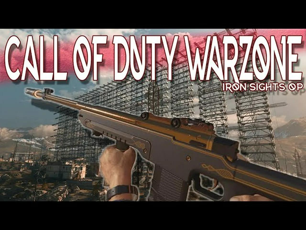 Call of Duty Warzone Wins: Iron Sight Sniper and MG34, Decimates the ...