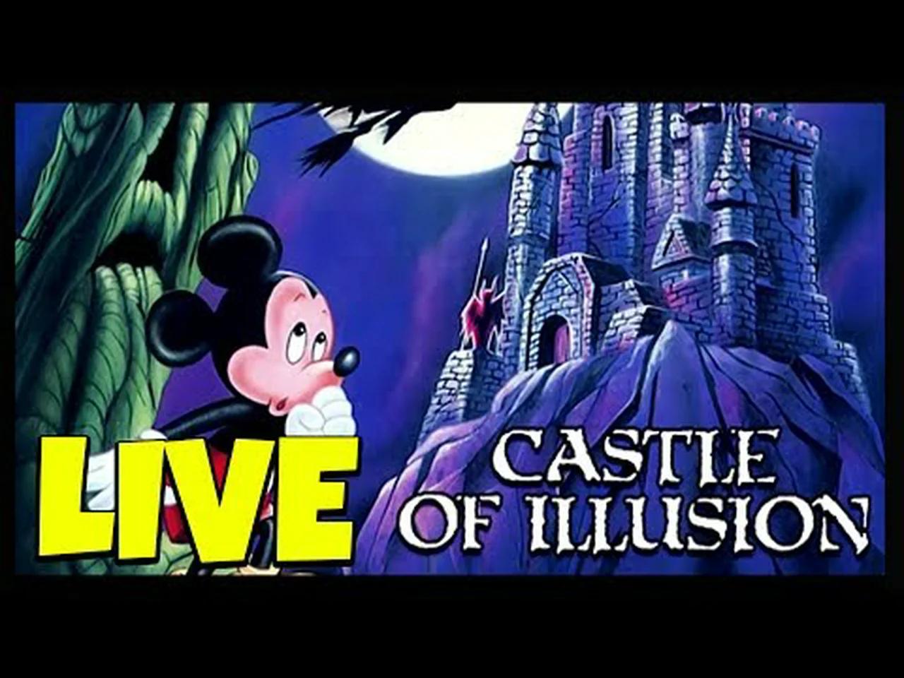 MICKEY MOUSE CASTLE OF ILLUSION LIVE GAMEPLAY - MICKEY MOUSE GAMES LIVE ...