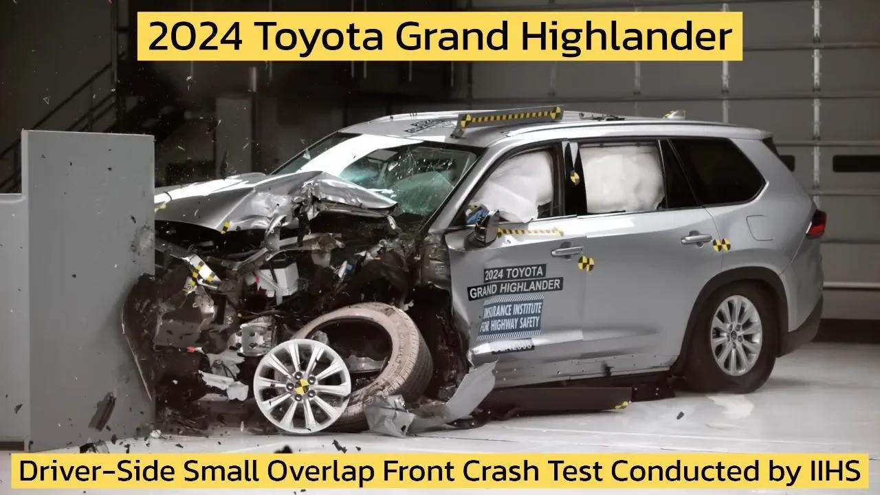 2024 Toyota Grand Highlander | Driver-Side Small Overlap Front Crash ...