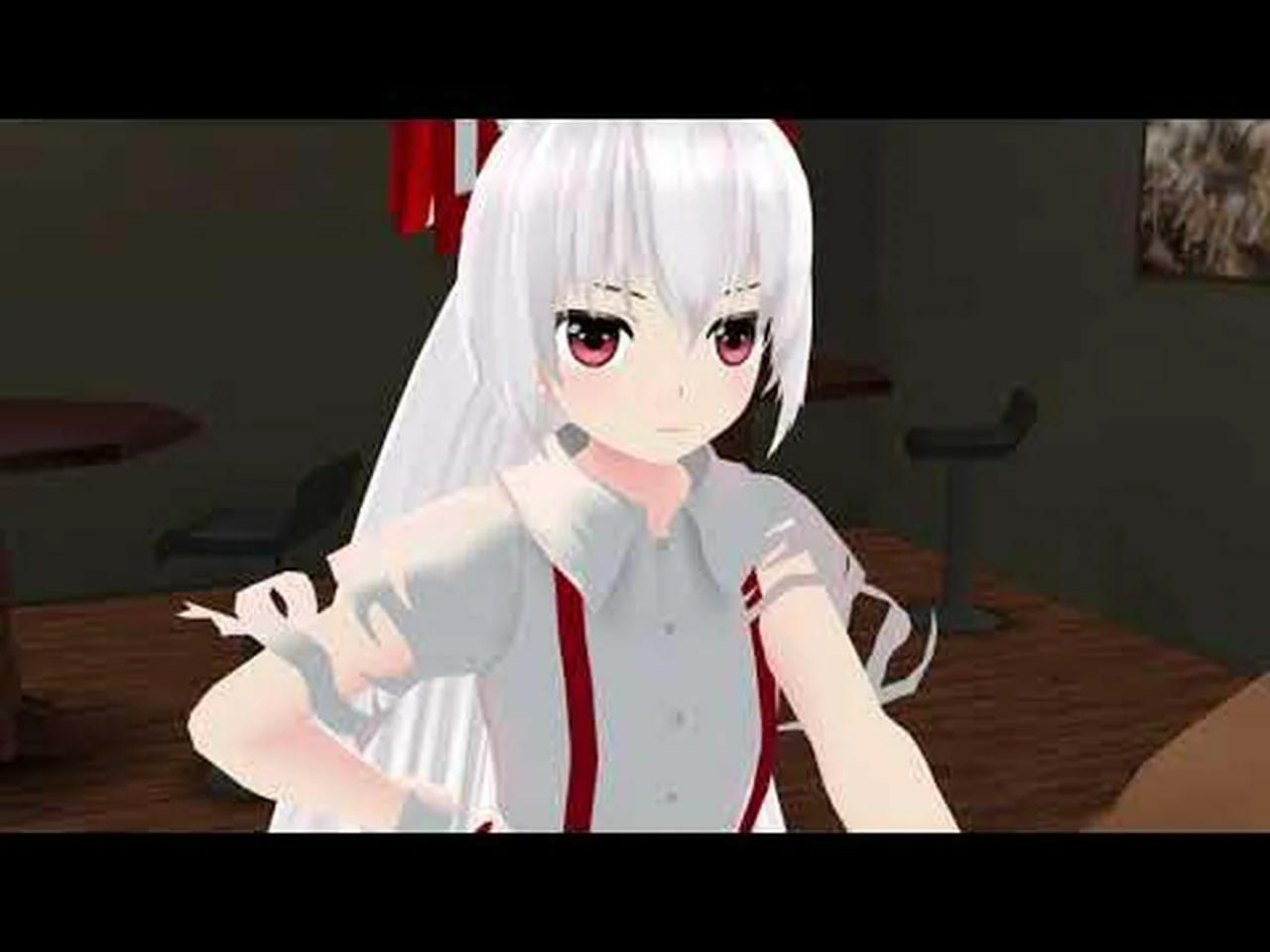 MMD Giantess - Mokou Vore
