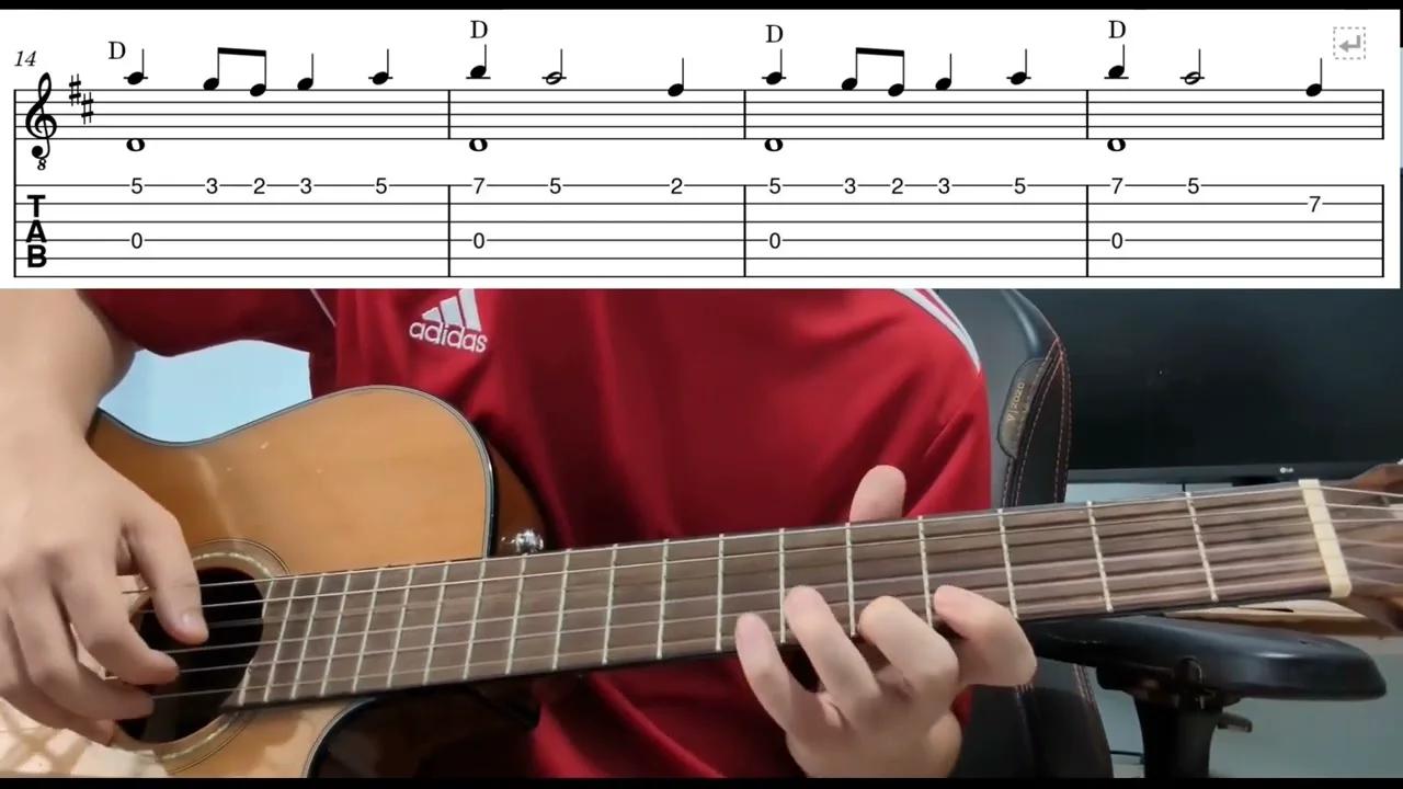 Spring (Antonio Vivaldi) - Easy Fingerstyle Guitar Playthrough Tutorial ...