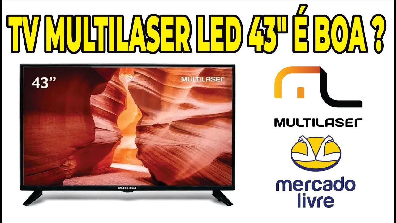 TV Multilaser TL018 LED Full HD 43" Polegadas é Boa ? Vale a pena comprar ? Unboxing e Review.