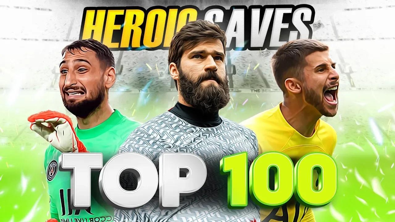🧤 TOP 100 Heroic Goalkeeper Saves 2024