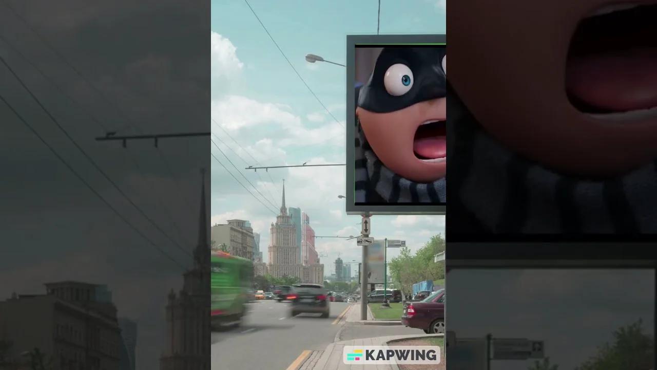 2024 Despicable Me 4 Japanese Trailer On Street Screen