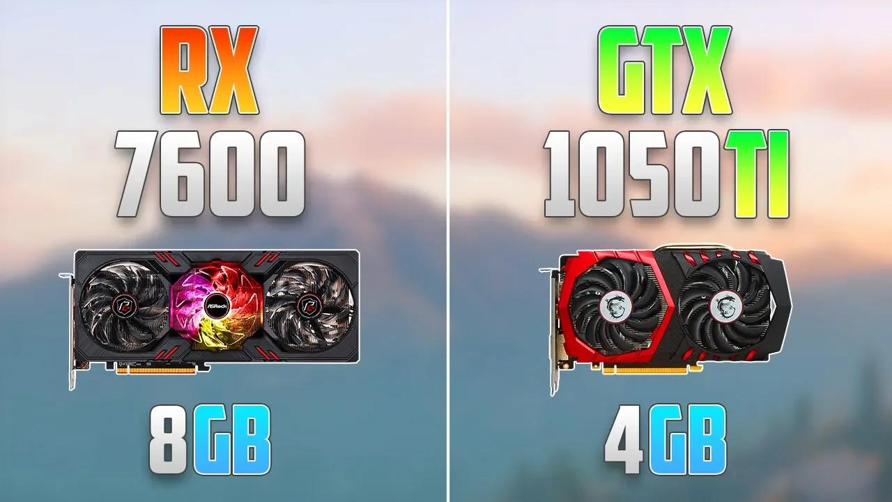 GTX 1050 TI vs RX 7600 - How Big is the Difference?