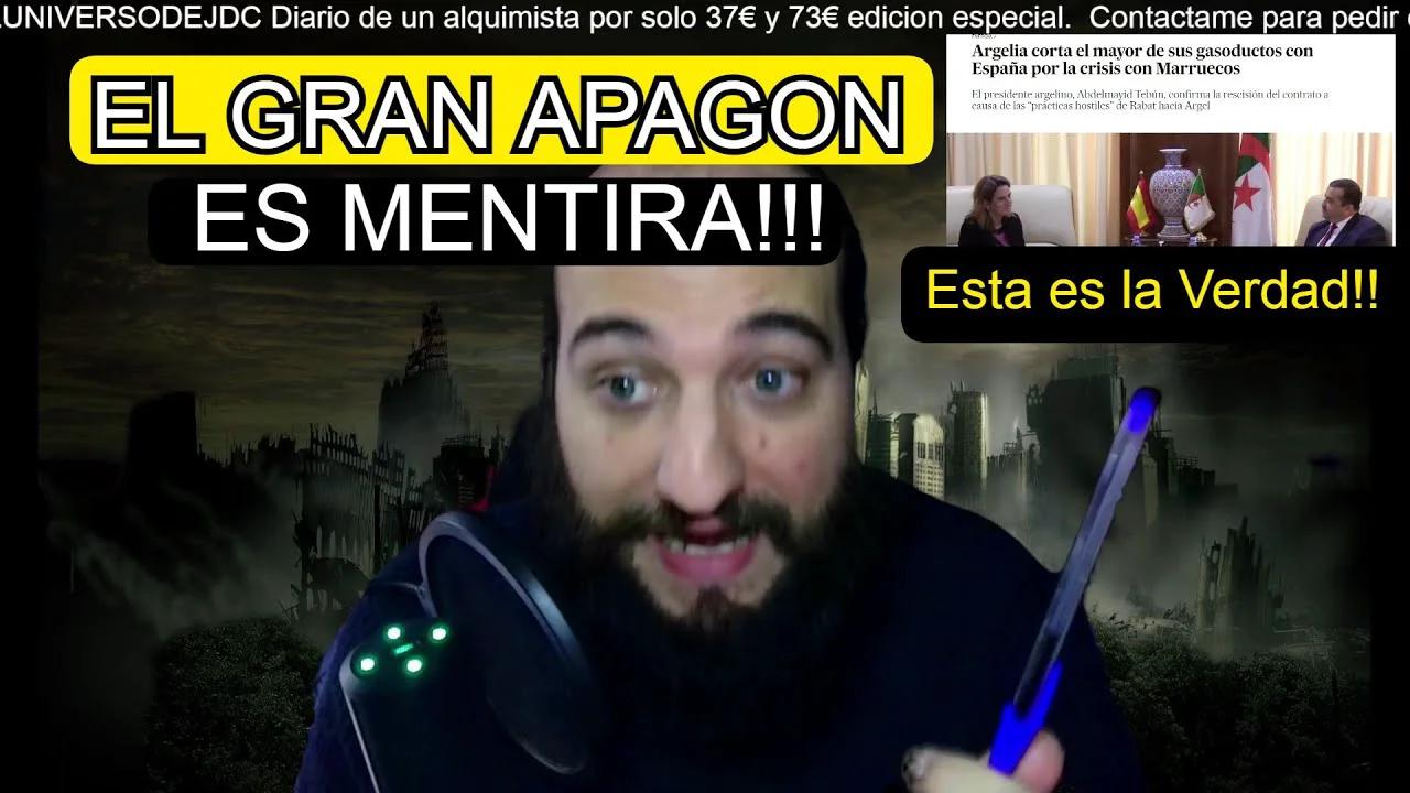 🌌 EL GRAN APAGON 🌌 Es un Plan Malvado Del Gobierno - Corrupción Política