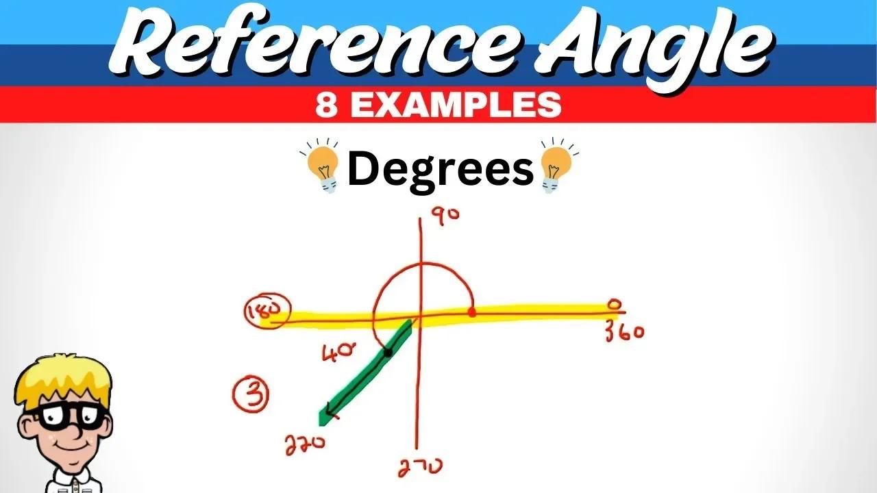 Reference Angle Algebra 2 | Degrees