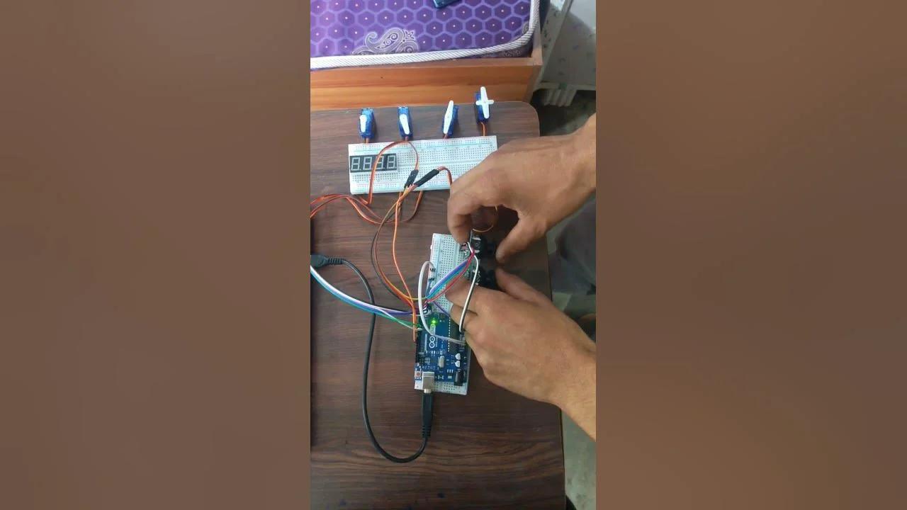controlling 4 servo motor with 2 joystick #arduino #electronics # ...