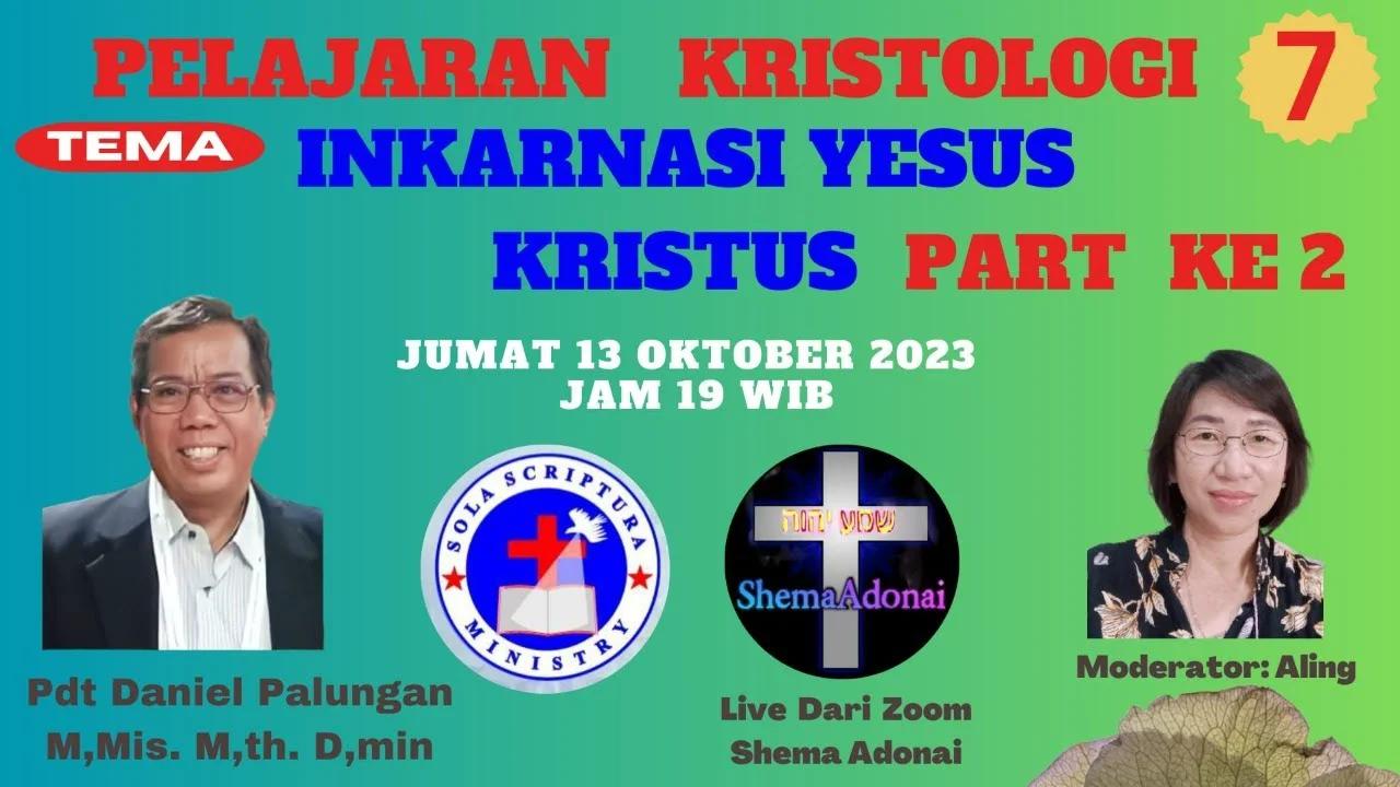 INKARNASI YESUS KRISTUS " NARASUMBER PDT DANIEL PALUNGAN D.MIN