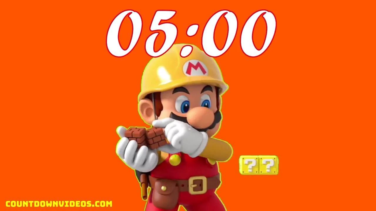 5 Minute Countdown Timer [MARIO BROS. FUN]