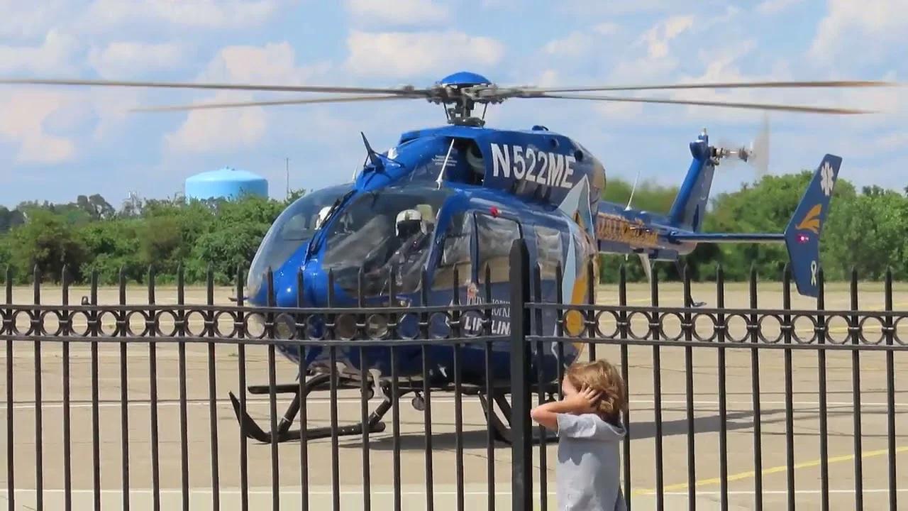 N522ME - STAT MedEvac 10/John Hopkins LifeLine Landing