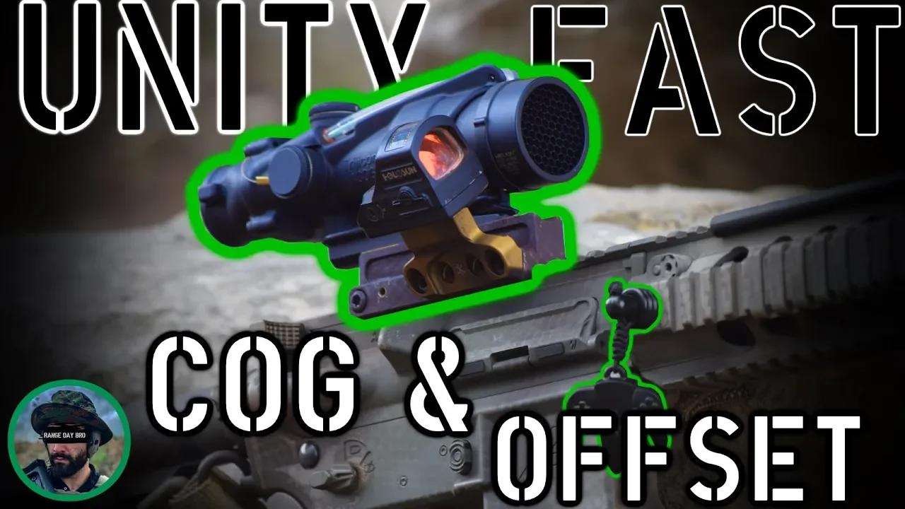 The Unity Fast COG Mount & Offset Red Dot