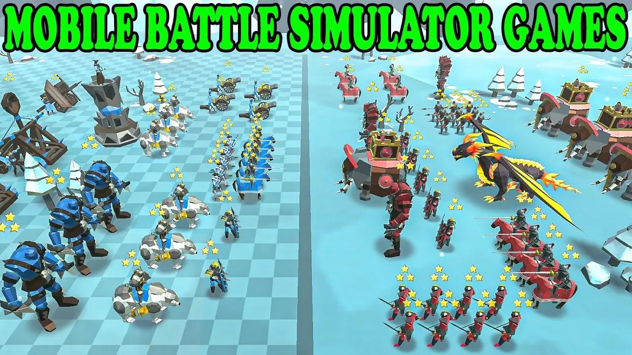 6 Battle Simulator Games On Mobile Android iOS #2