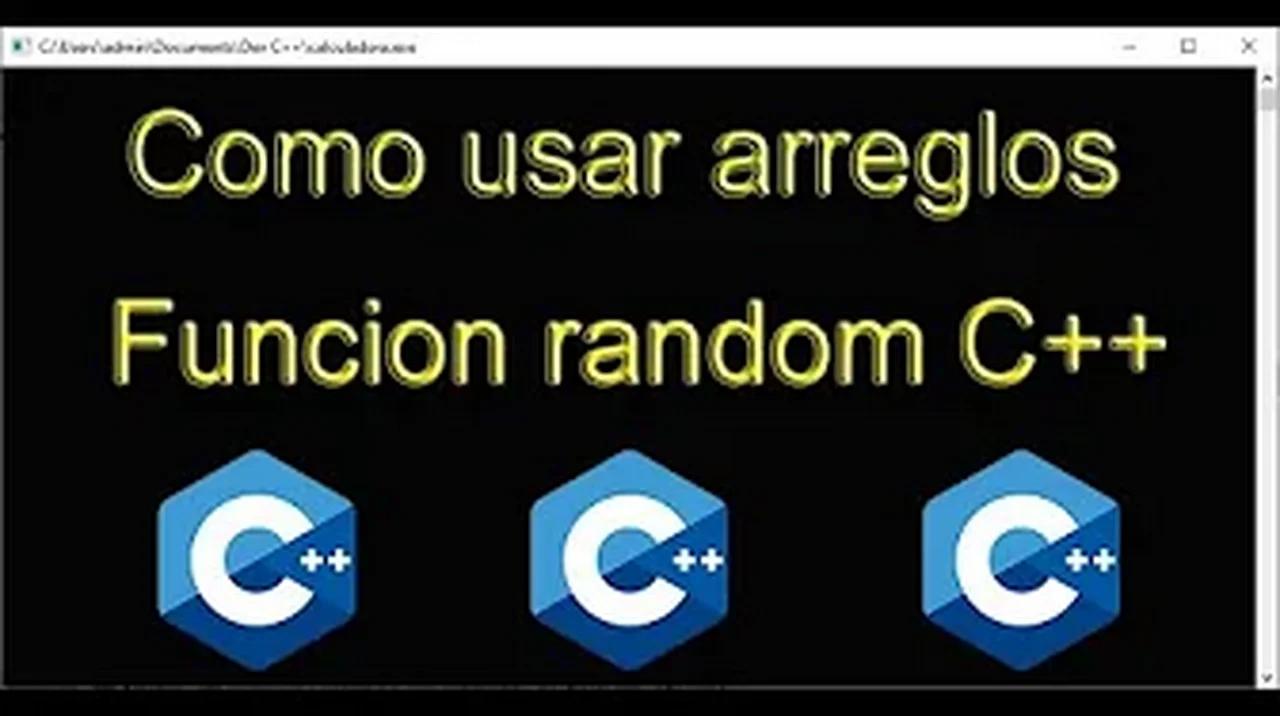 Como usar arreglos en C++ || Generar numeros aleatorios C++ || Pares e ...