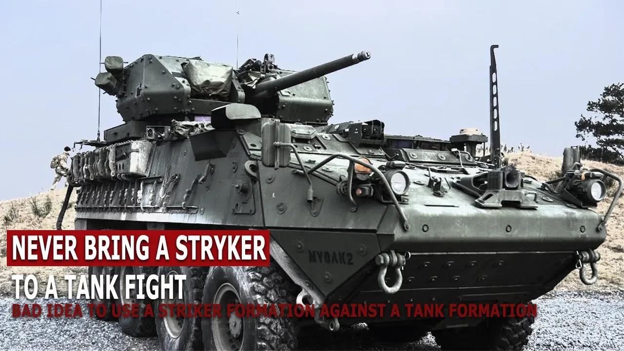 NEVER BRING A STRYKER ARMOR INTO A TANK BATTLE