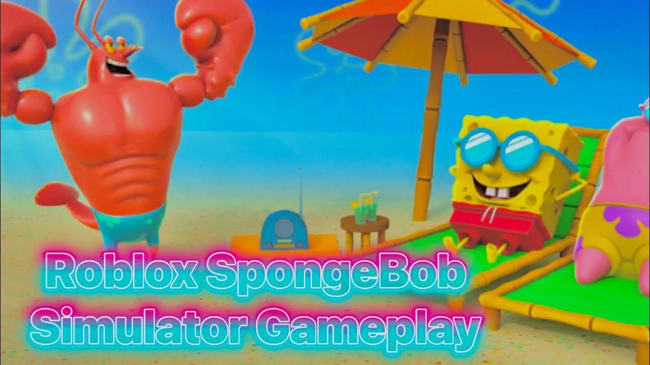 Playing Roblox SpongeBob Simulator!