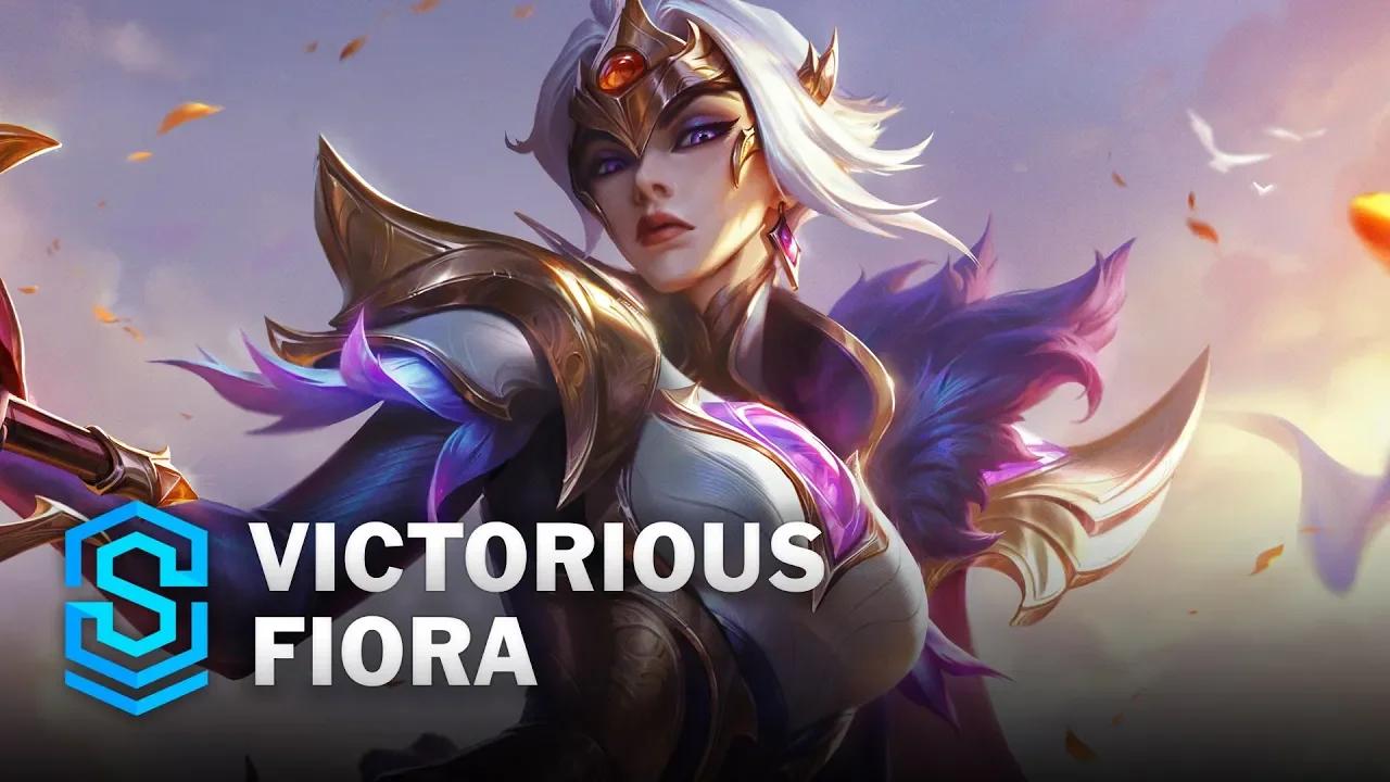 Victorious Fiora Skin Spotlight - League of Legends