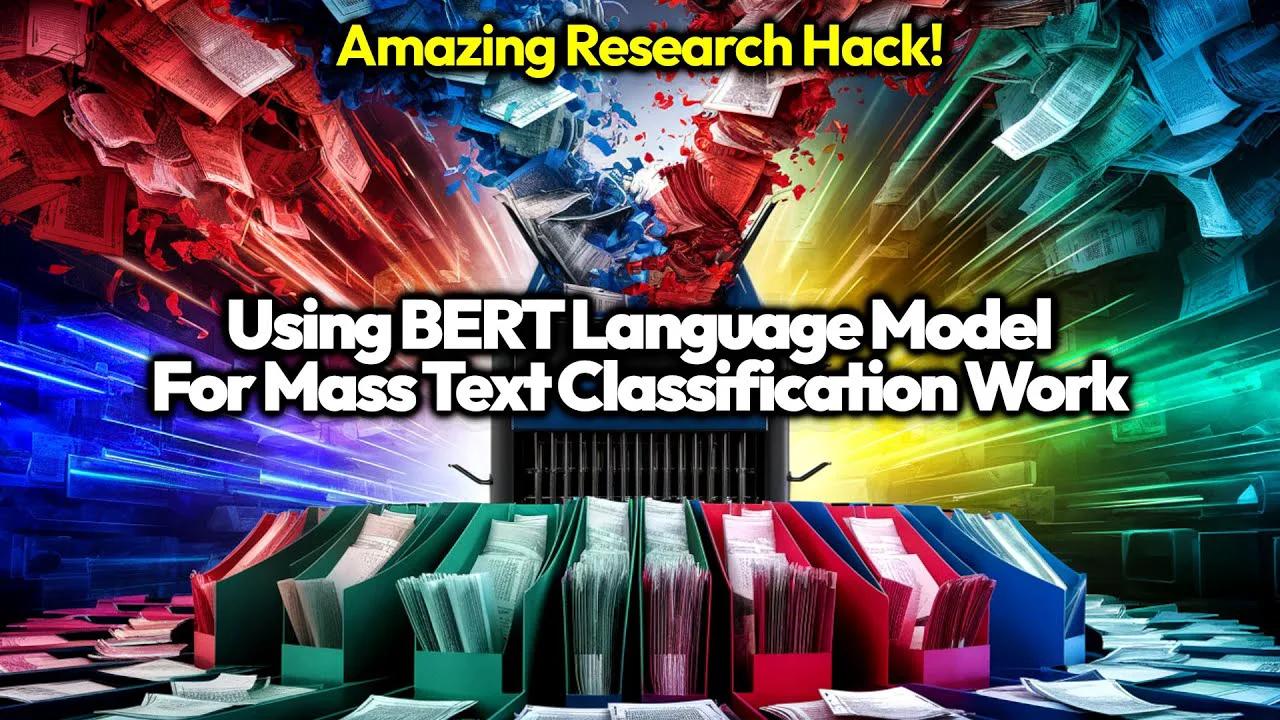 Research Productivity Hack: Using BERT Language Model For Mass Text ...