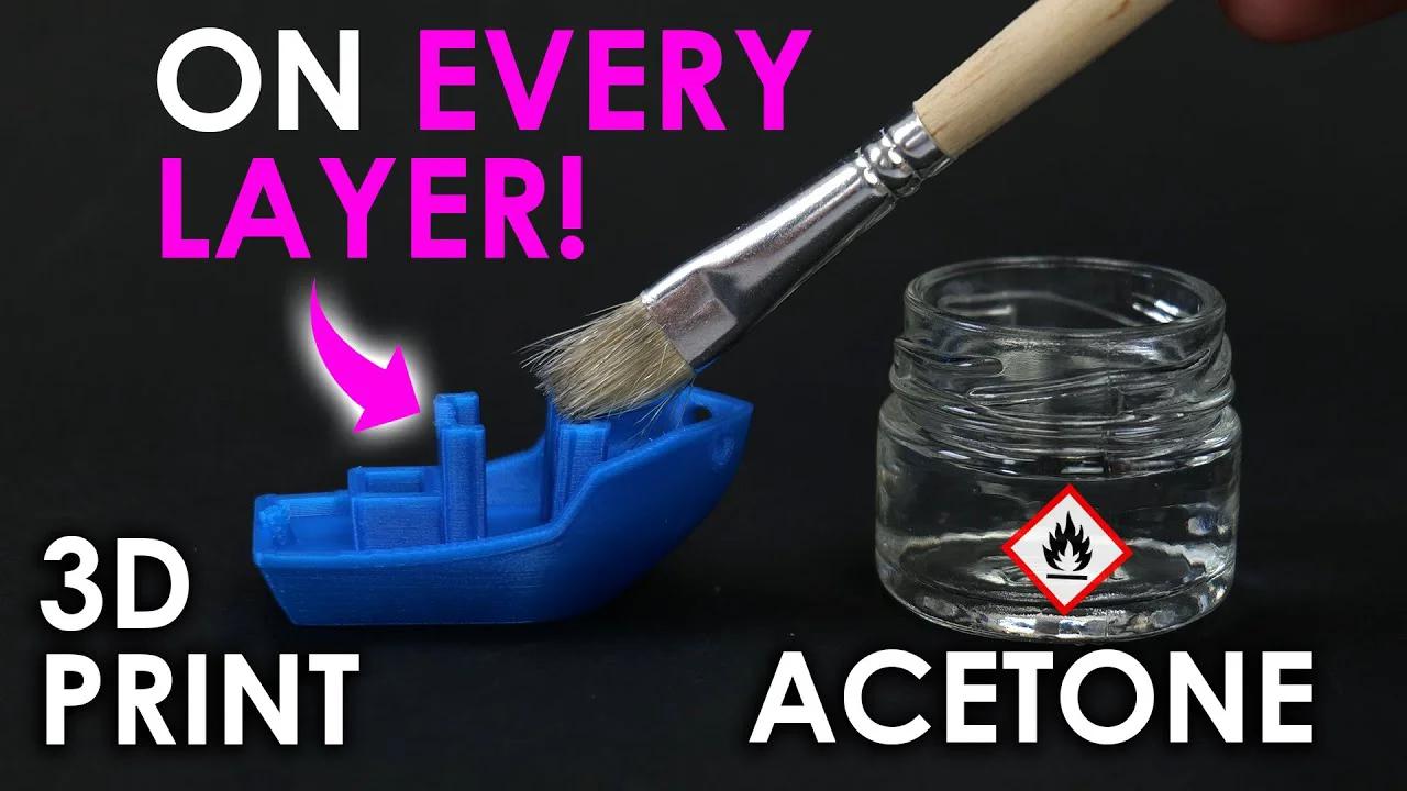 Perfect Layer Adhesion if you Brush Solvent onto every Layer of your Print?