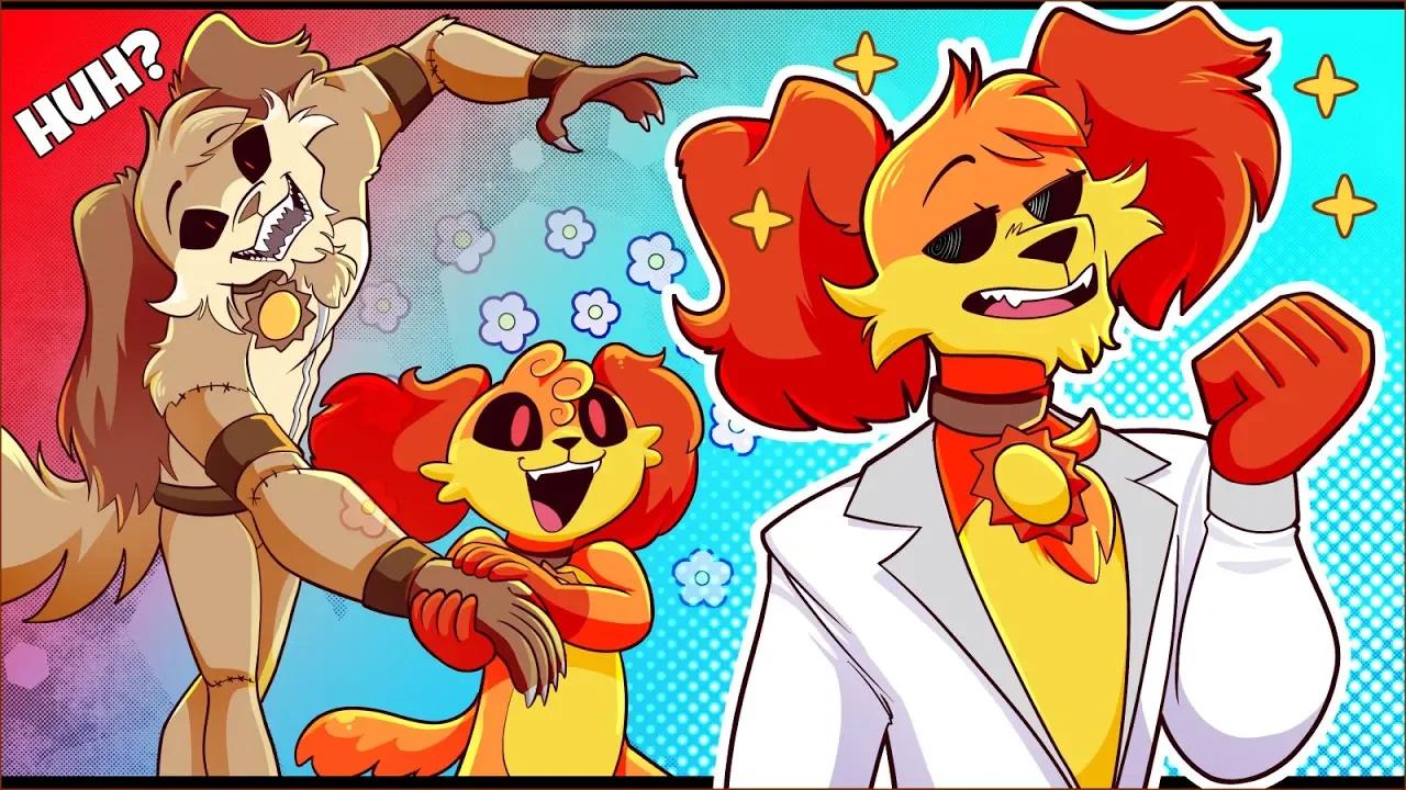 Doctor DogDay X CatNap's Evil Critter SCARE | Red Smoke AU | Poppy Playtime Chapter 4┃Comic Dub