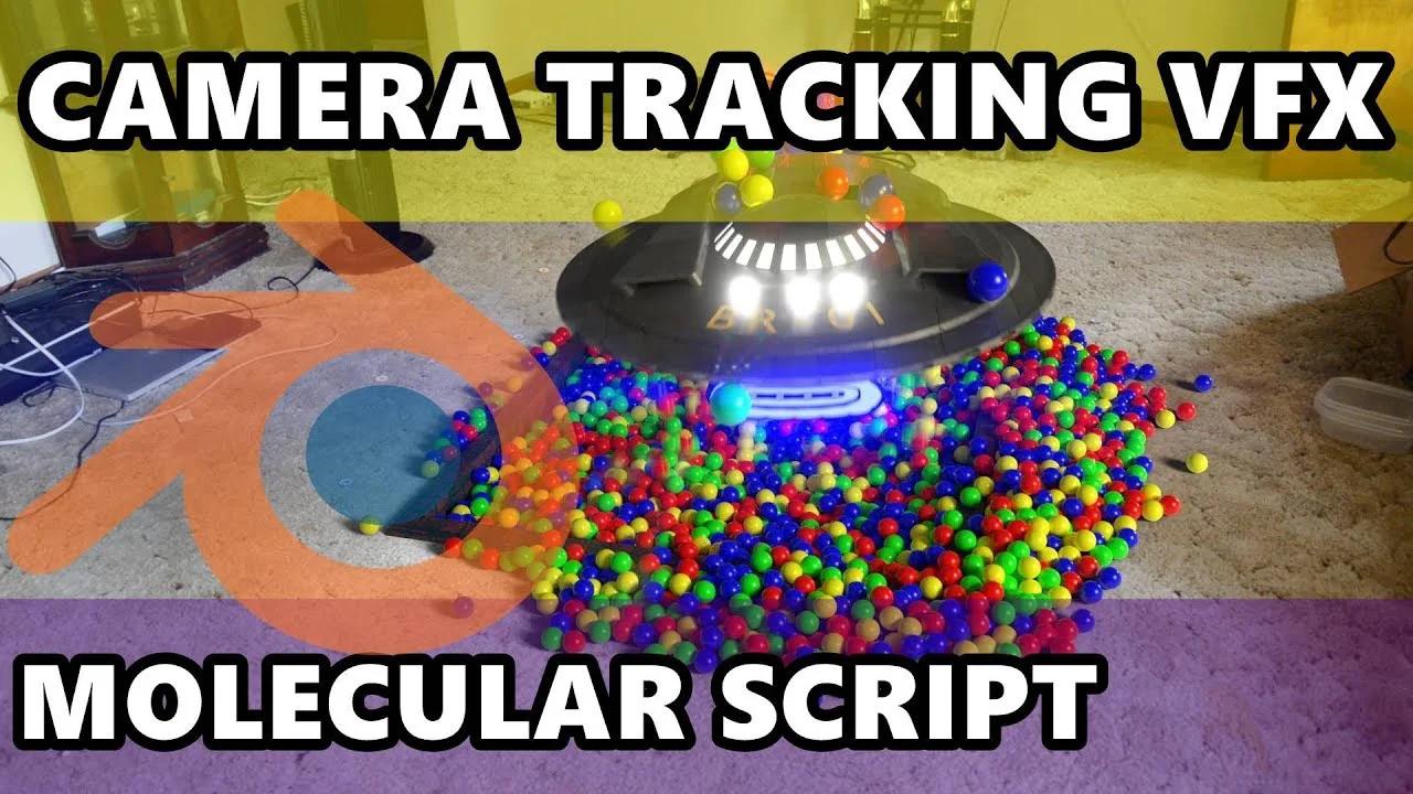 Camera Tracking With Molecular Script Particles - Blender 2.8