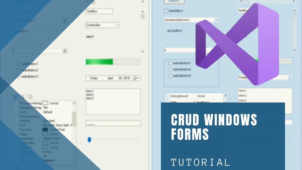 Windows Forms C Tutorial 🖥️ Crud Entity Framework 2500