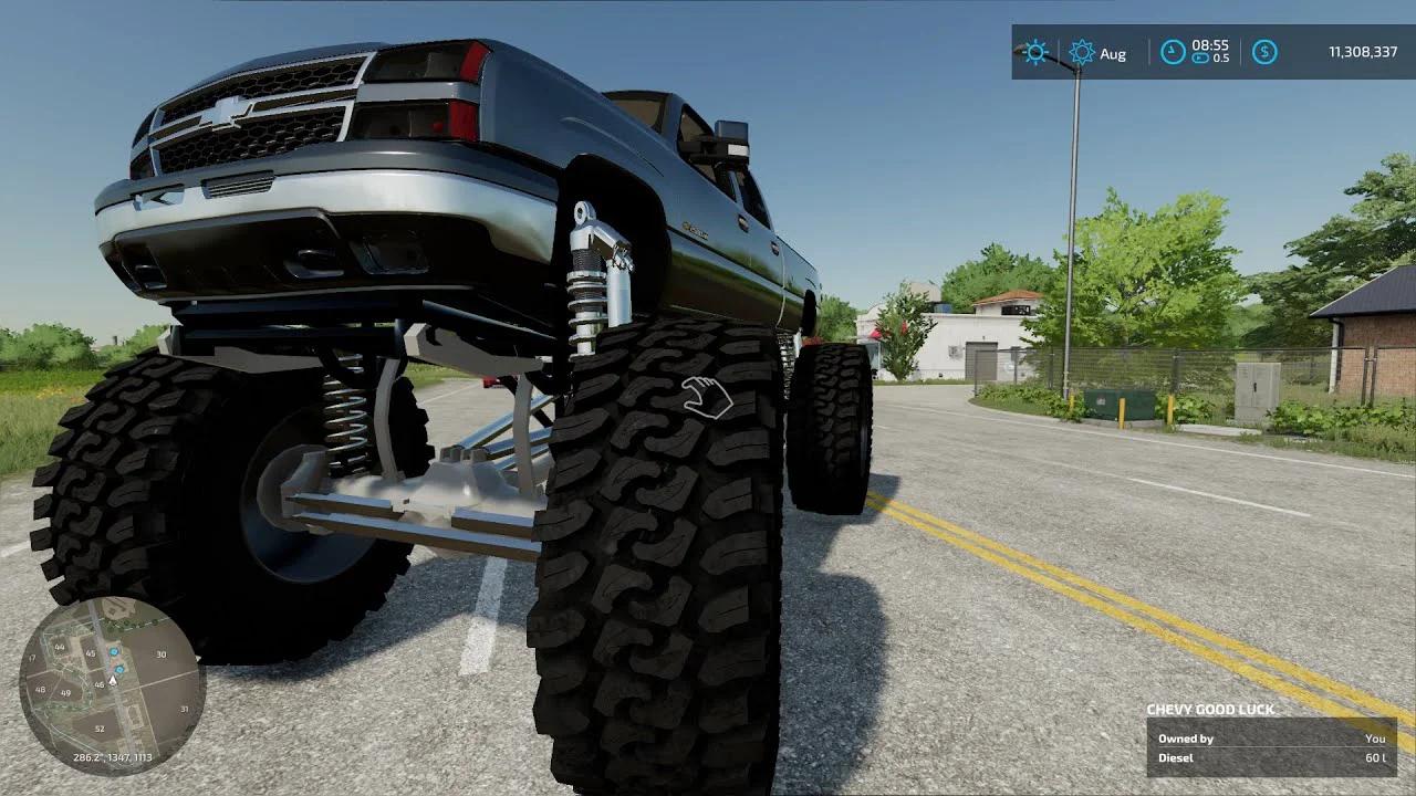 Monstermax v1.1 FS22 MOSTER TRUCK CHEVY FS22 MOD REVIEW PC 2022