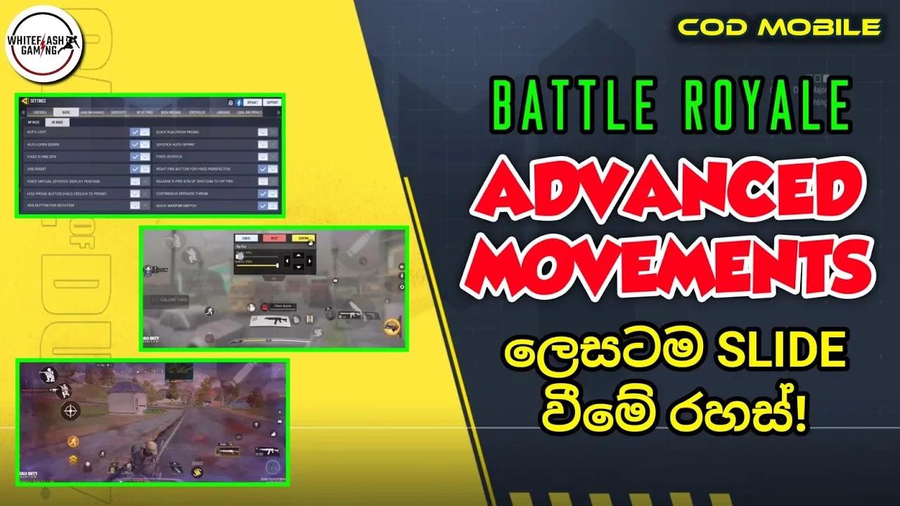 BATTLE ROYALE ADVANCED MOVEMENT GUIDE [සිංහල 🇱🇰]