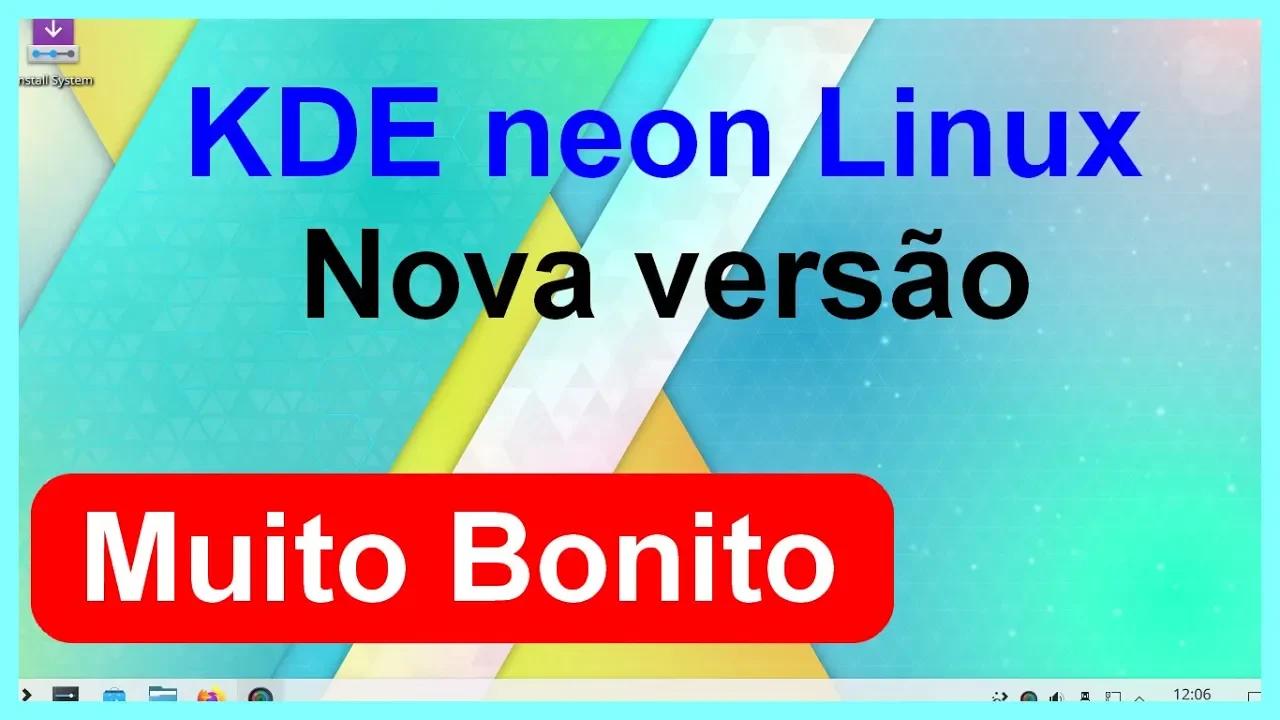 KDE neon distro linux baseada no Ubuntu LTS. Ambiente muito leve. Ideal ...