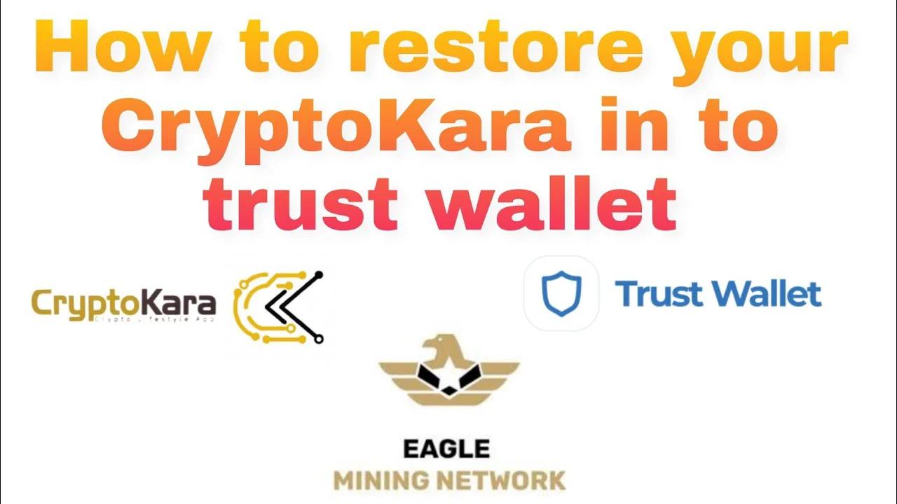 How to restore your CryptoKara into trust wallet #eaglenetwork #cryptokara #trustwallet