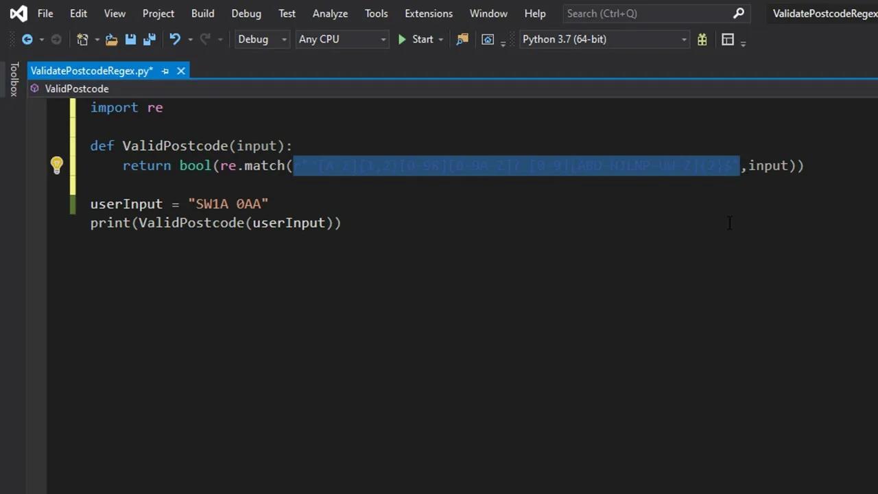 How to Validate a Postcode Using Python