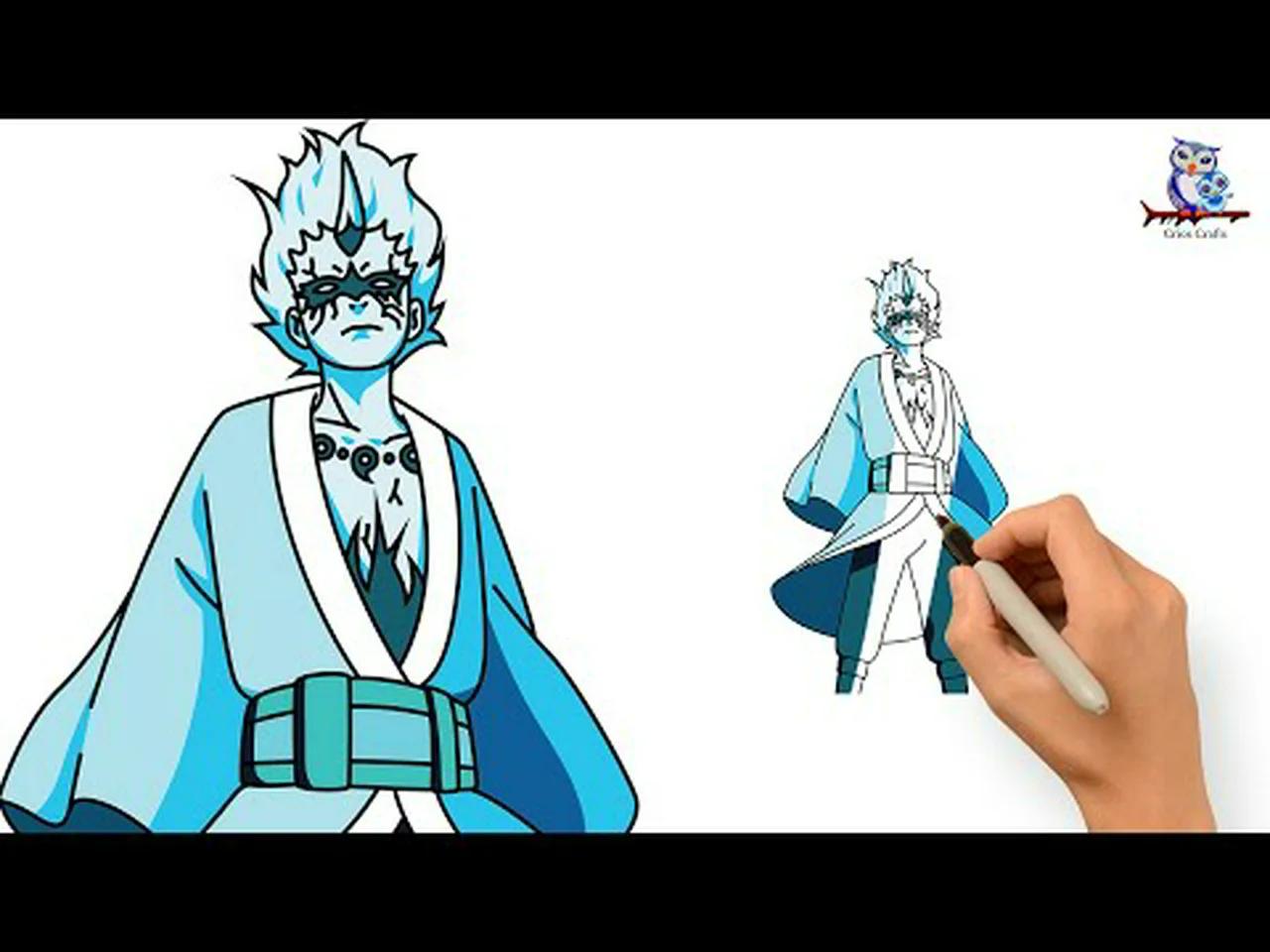How To Draw Mitsuki Sage Mode | Boruto: Naruto Next Generations