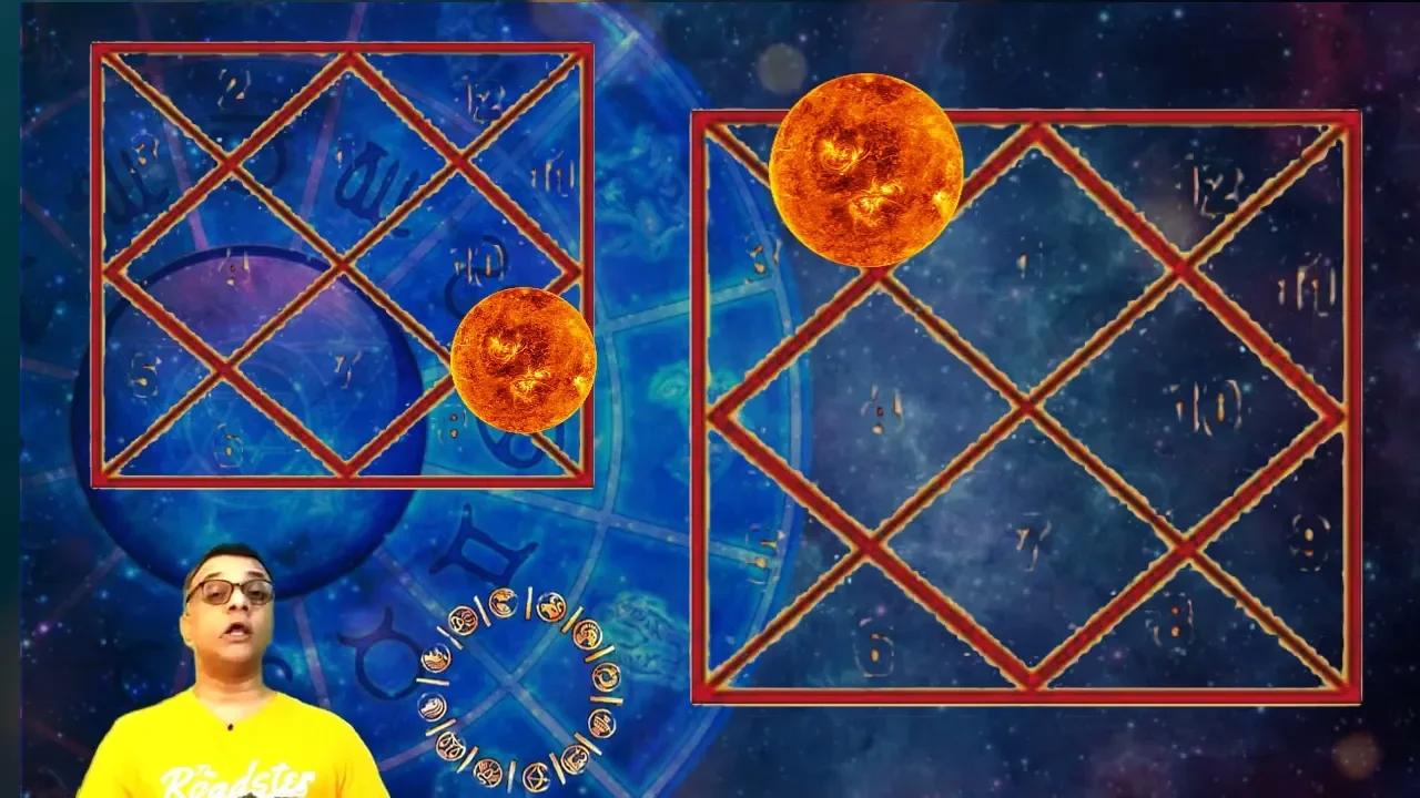 Sun in the 12 Different Houses in the D9 Navamsa Chart