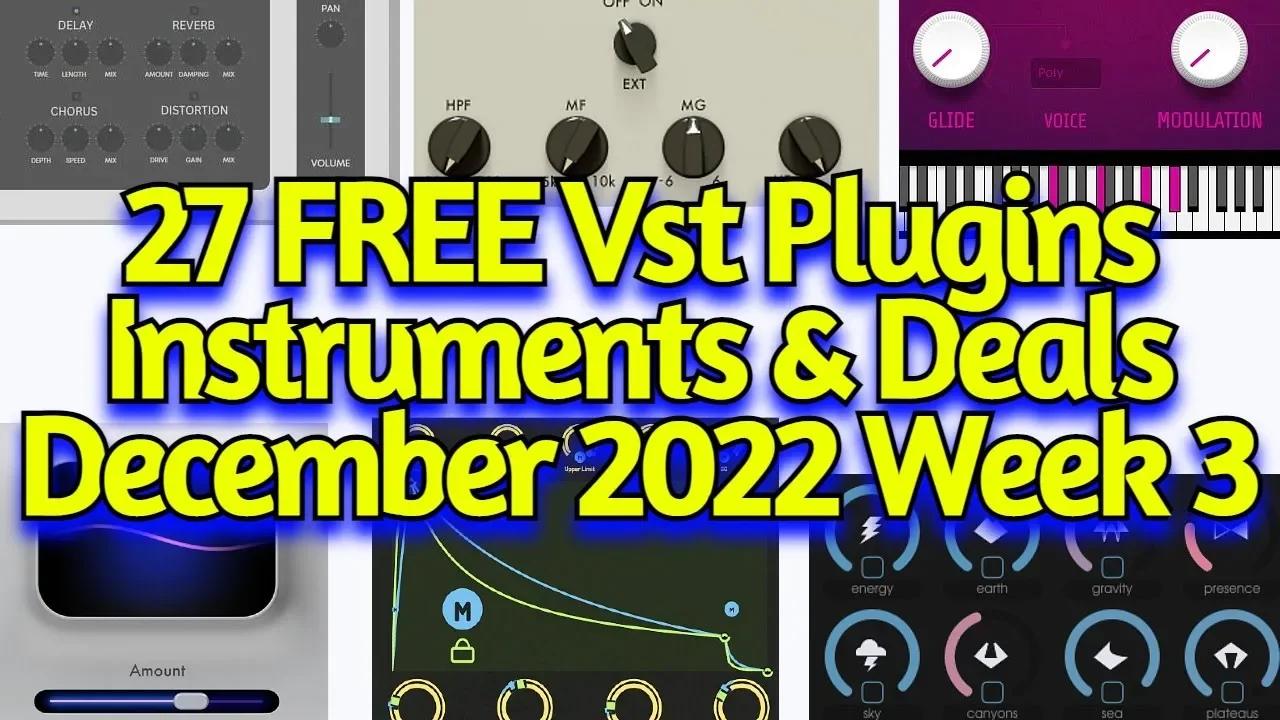 27 Best New FREE VST Plugins, Vst Instruments, Sample Packs & Holiday ...