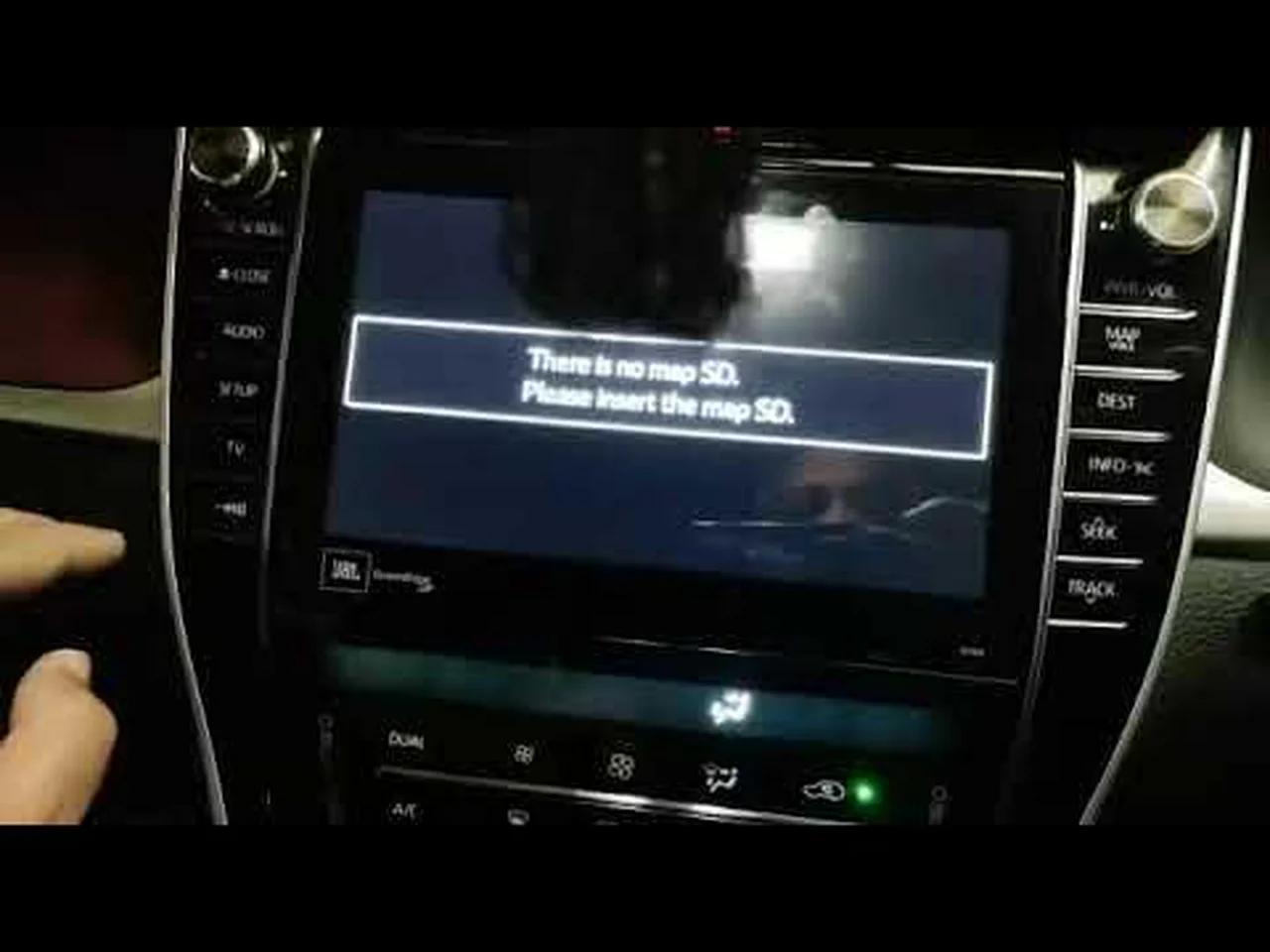 Identify Harrier Map sd card Navigation error - we sell the correct fix ...