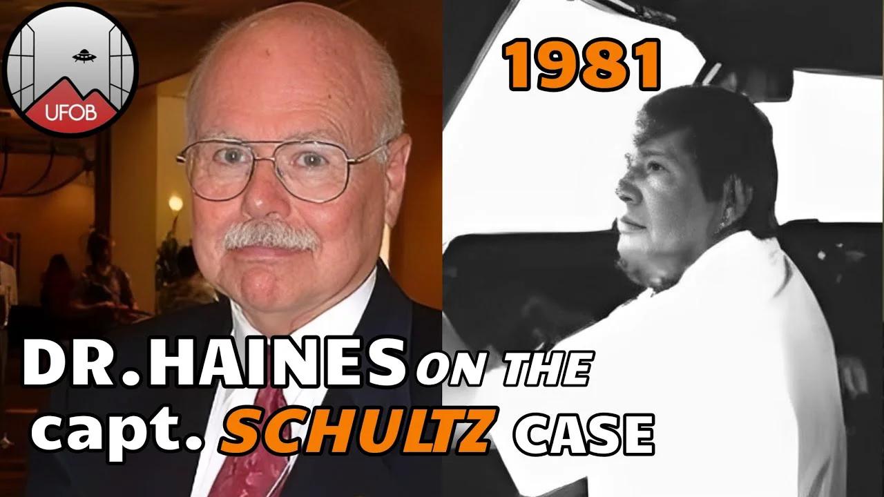 1981 🇺🇸 UFO case: Dr. Richard Haines on the TWA Capt. Schultz case.