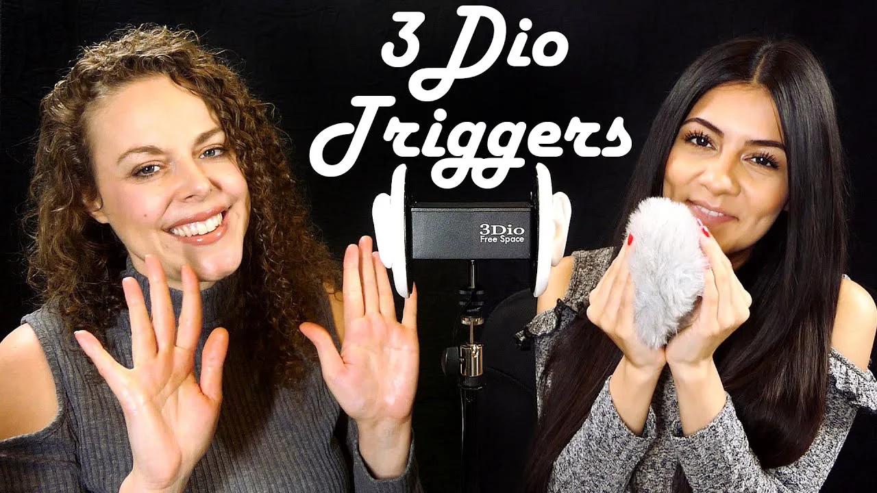 ASMR 3Dio Intense Triggers⚡ Duo Binaural Sounds for Extreme Tingles😌 w ...