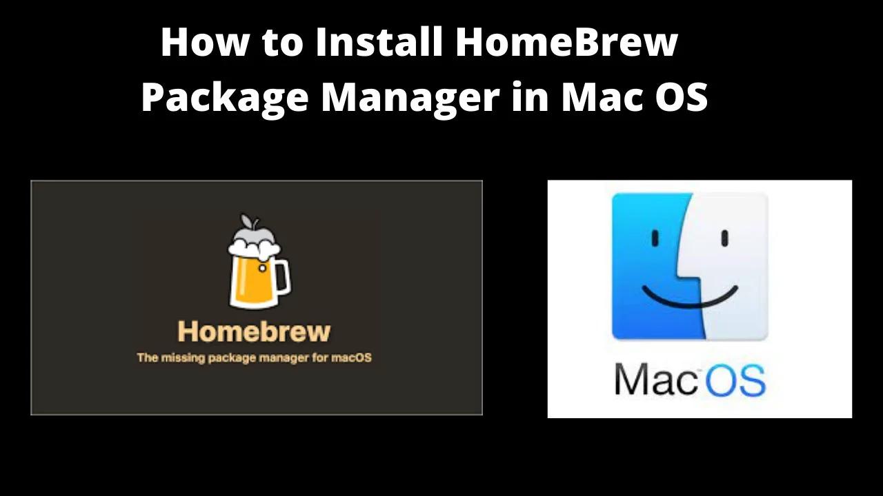 How to Install HomeBrew Package Manager in Mac OS #macos